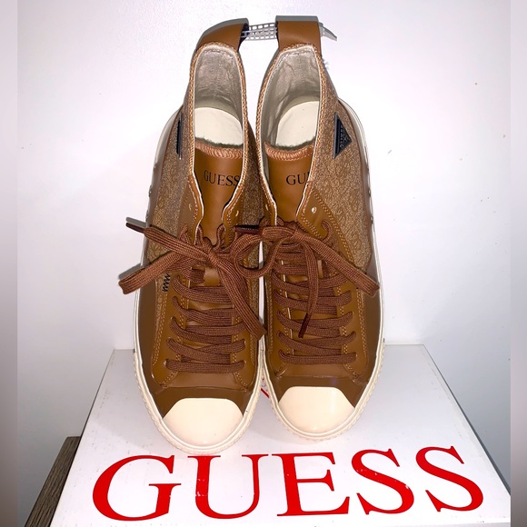 Guess | Shoes | Mens Guess Aviano Hightop Logo Sneakers Size 9 | Poshmark